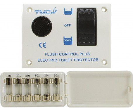 ELECTRIC TOILET FLUSH CONTROL - 12V | Crescent Marine