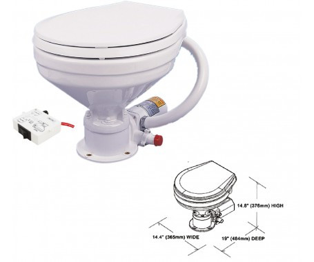 TMC ELECTRIC MARINE TOILET | Crescent Marine