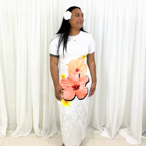 Kalia Body-Con Dress - White | Elei Island Apparel