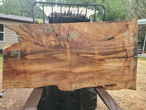 75" x 37" Bigleaf Maple Slab | Corbin Wood Studios