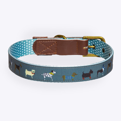 FatFace Marching Dogs Dog Collar | Louis and Phoebe