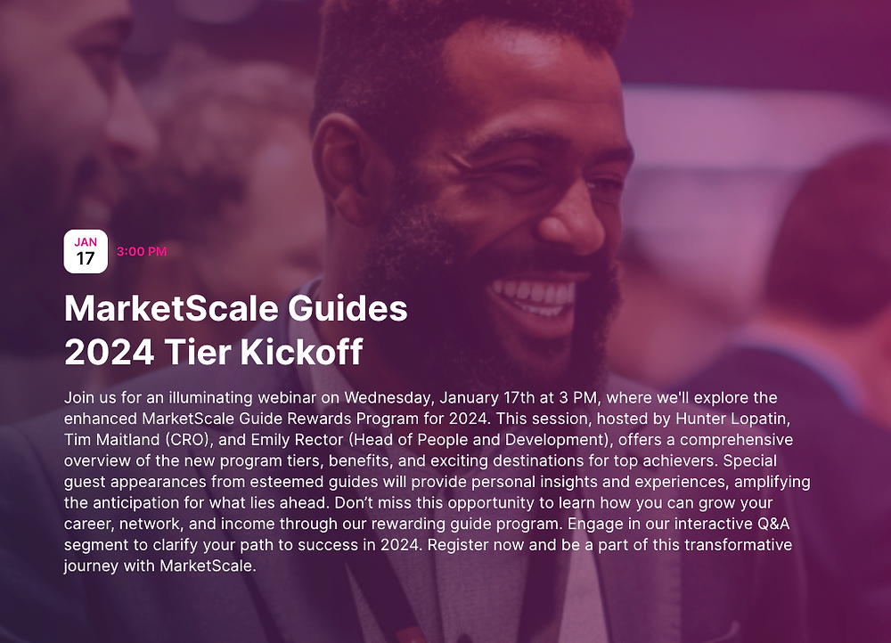 Elevating Careers: The 2024 MarketScale Guides Rewards Program