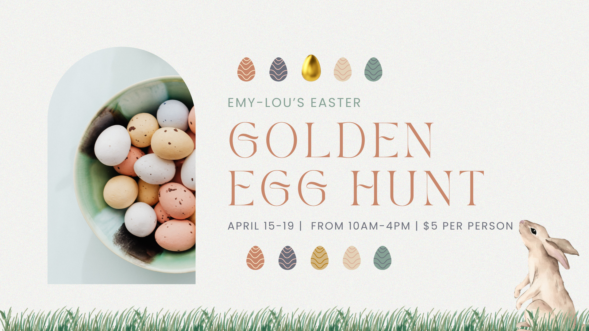 Emy-Lou's Golden Egg Hunt | Biedenharn Museum