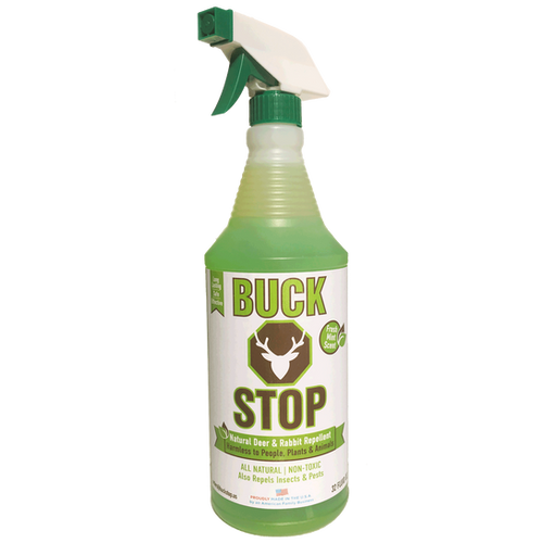 Buck Stop Mint Deer and Rabbit Repellent 32 Oz. Spray Bottle. | Buck Stop