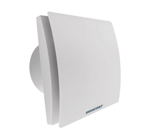 Brookvent Airstream dMEV 100 bathroom extractor fan | Tjr Vent