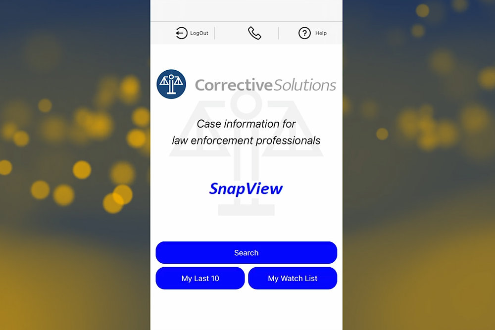 SnapView™ Gives You Real-Time Mobile Case Access!