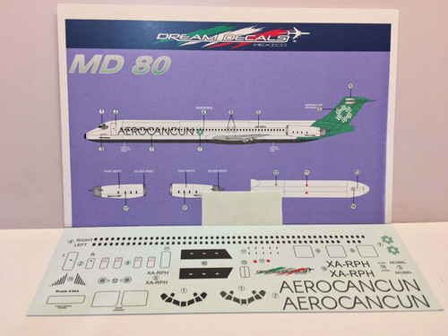 MD 80 AERO CANCUN | dreamdecalsmex.com