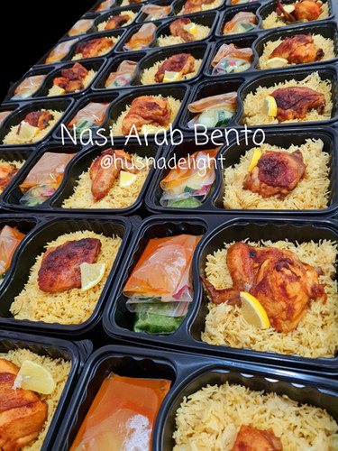 Nasi Arab Ayam Bento ( 3 Tubs ) | Husna Delight