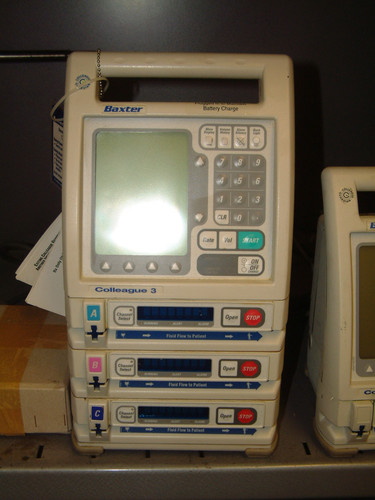 bomba de infusion Baxter | inicio