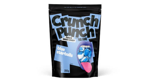 Crunch punch blue star balls | Hilbornes Sweets