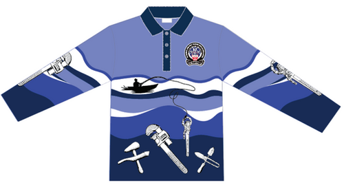 Fishing Shirt - PPTEU Logo & Trade Tools | PPTEUQld
