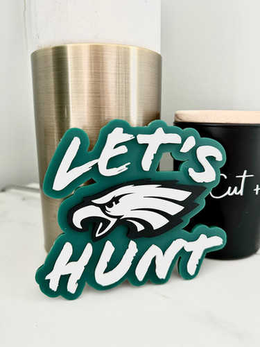 Philadelphia Eagles Cake Charm or Topper - Lets Hunt | Cut + Co Designs