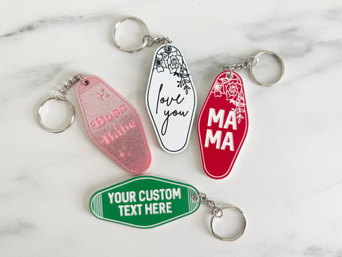 Vintage Motel Keychain | Cut + Co Designs
