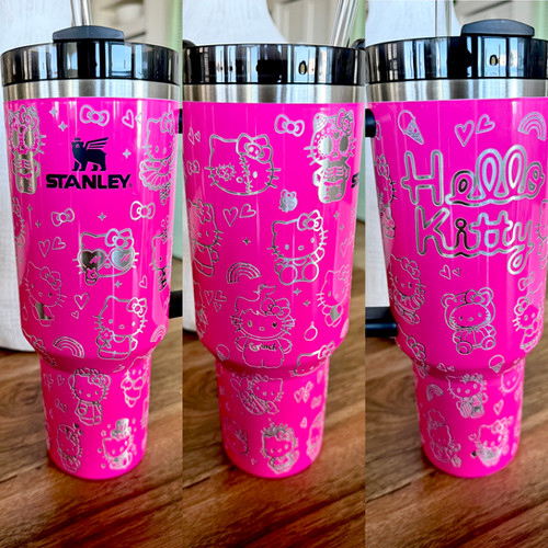 RTS - Hello Kitty Stanley Engraved Tumbler 40 oz | Cut + Co Designs