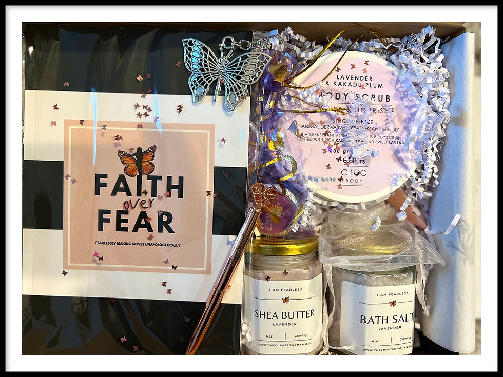 Faith Over Fear Fearless Love Gift Box | The Curated Woman