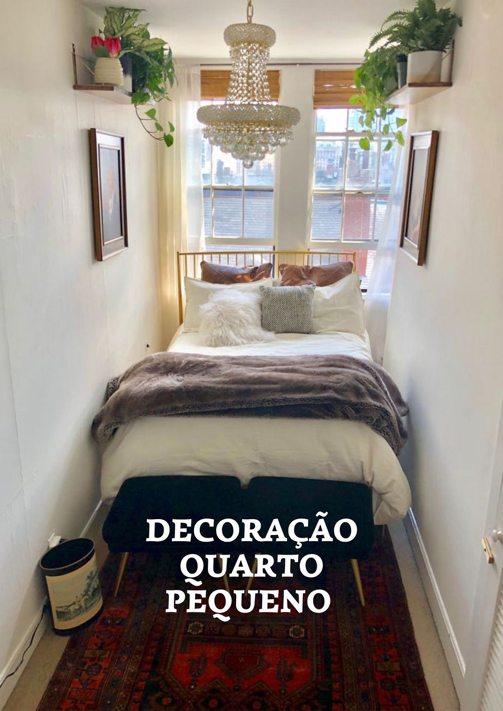 21 ideias para decorar quarto casal muito pequeno