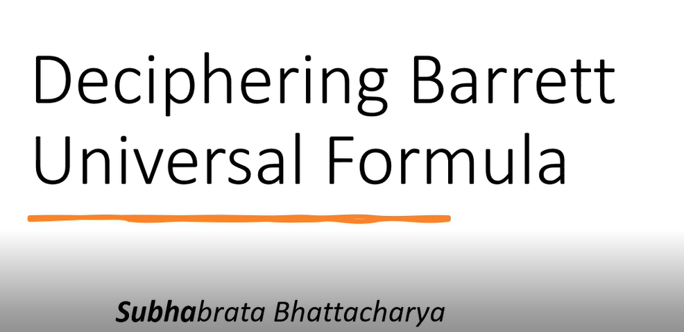 The science behind Barrett Universal II formula