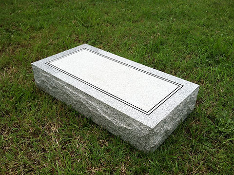 blank grave