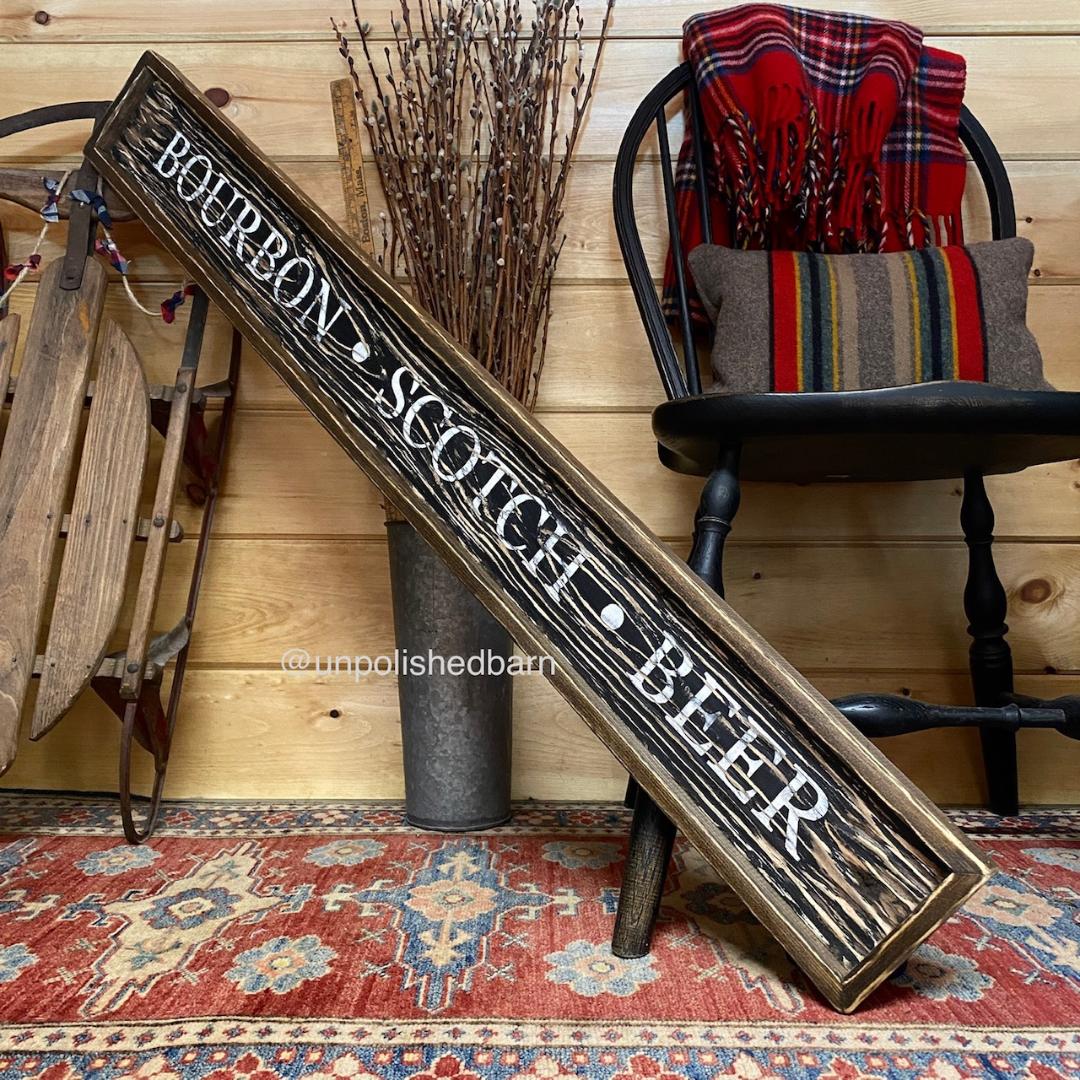 Gun Room Log Cabin Wall Decor Wood Fishing Camp Decor Lodge Decorations ...