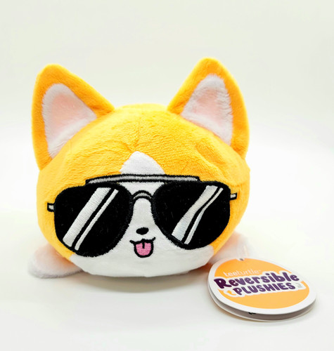 Cool Reversible TeeTurtle Corgi Plush | PlushNStuff