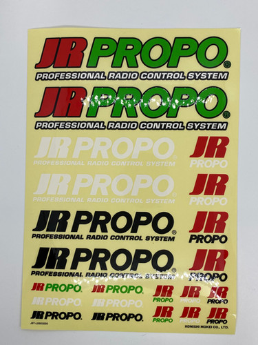 JR PROPO Decal Sheet | RC Depot Australia