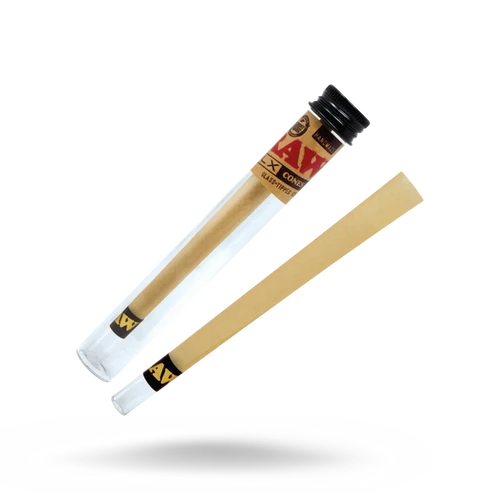 RAW DLX Cones w/Handmade Glass Tips | Hush Goods
