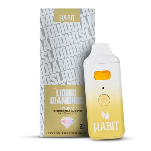 HABIT 2g Cookies 'n Cream Liquid Diamonds THCP Vape | Hybrid | Simply ...