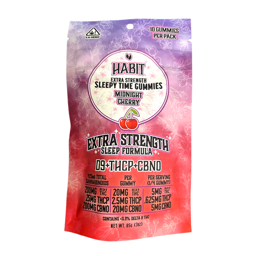 HABIT Extra Strength Sleepytime Gummies | D9+THCP+CBNO | Luxe