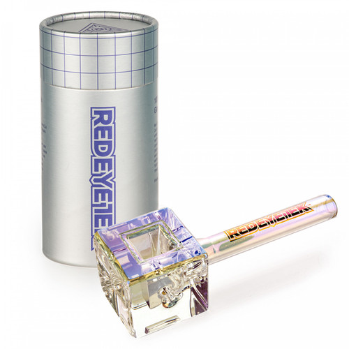 Metallic Terminator Finish Square Infinity Bowl Hand Pipe by Red Eye ...