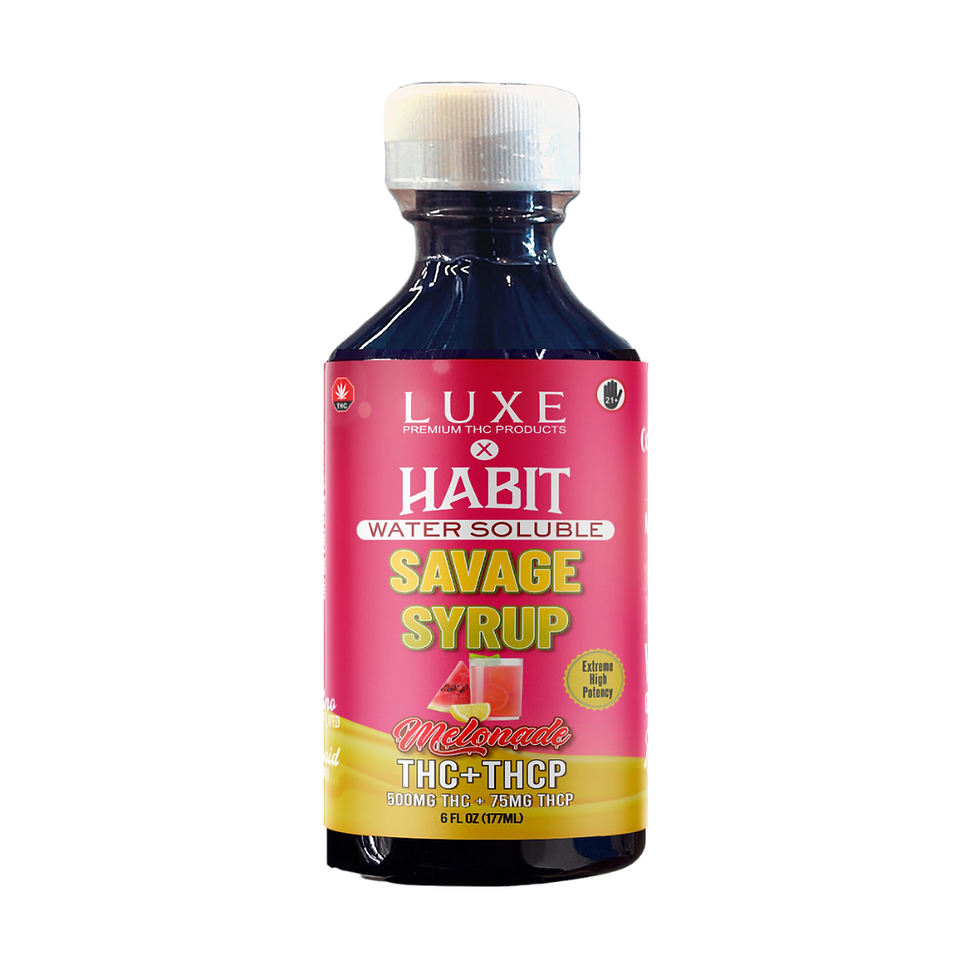 Melonade THC+THCP Savage Syrup | Water-Soluble | Luxe