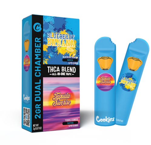 COOKIES 2g Dual Chamber THCA Vape Pen | Tequila Sunrise & Blueberry ...