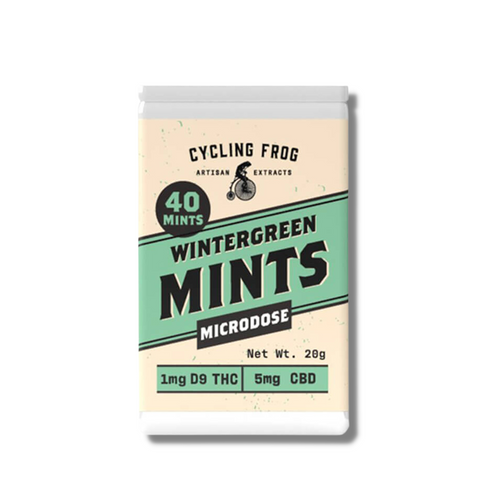 Wintergreen Mints | 1mg THC + 5mg CBD | 40 Count | Simply Crafted