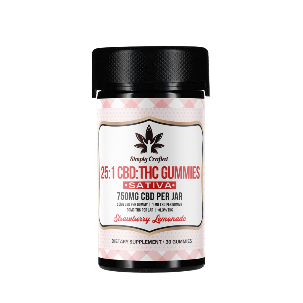 25:1 CBD+THC Gummies | Sativa | 30 count
