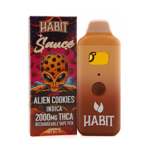 HABIT Alien Cookies 2ml THCa Sauce Vape Pen | Simply Crafted