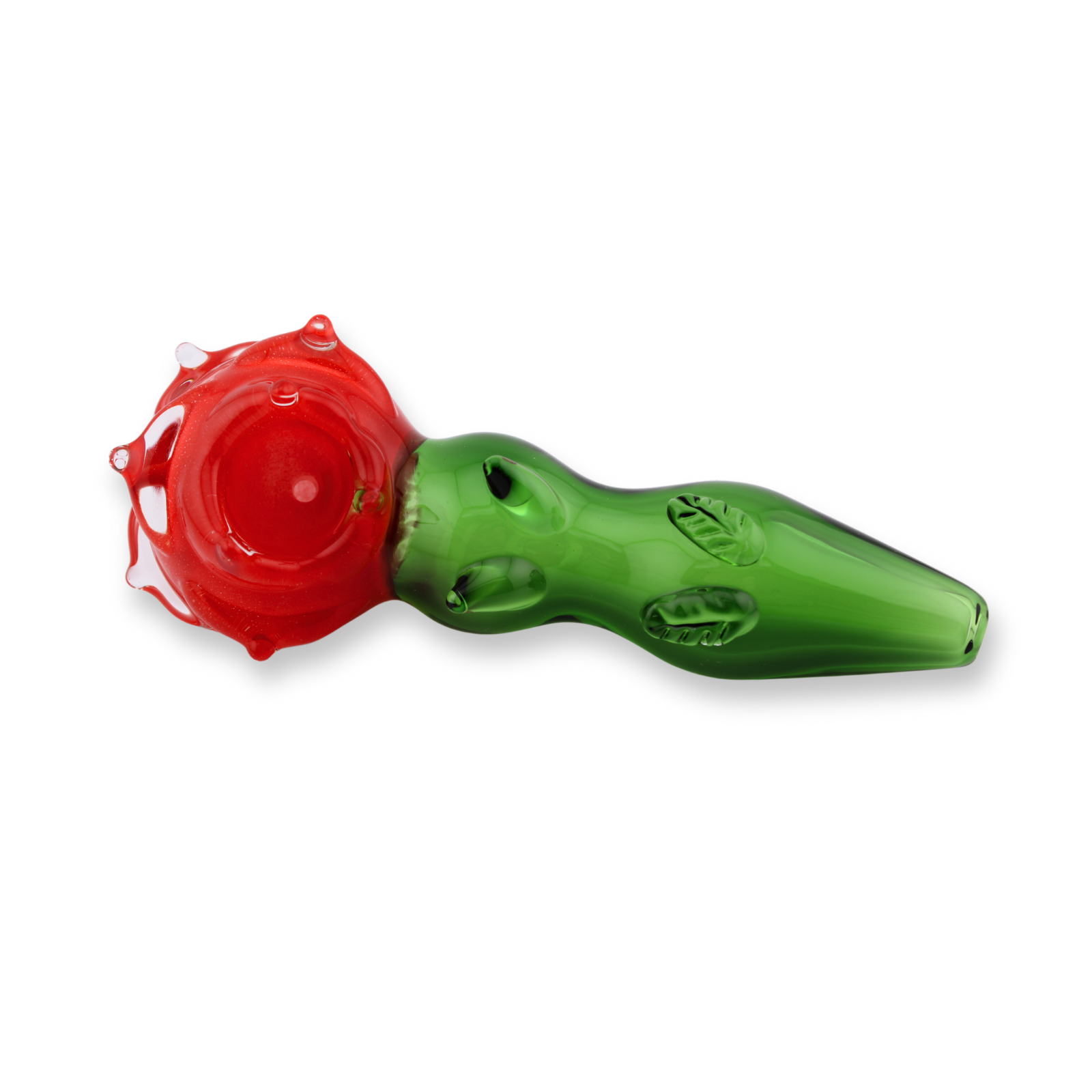 Glass Rose Hand Pipe