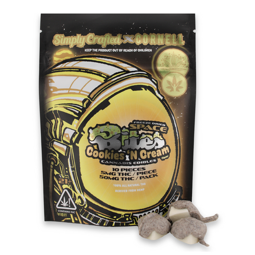 THC-Infused Space Bites | Cookies 'n Cream | Simply Crafted