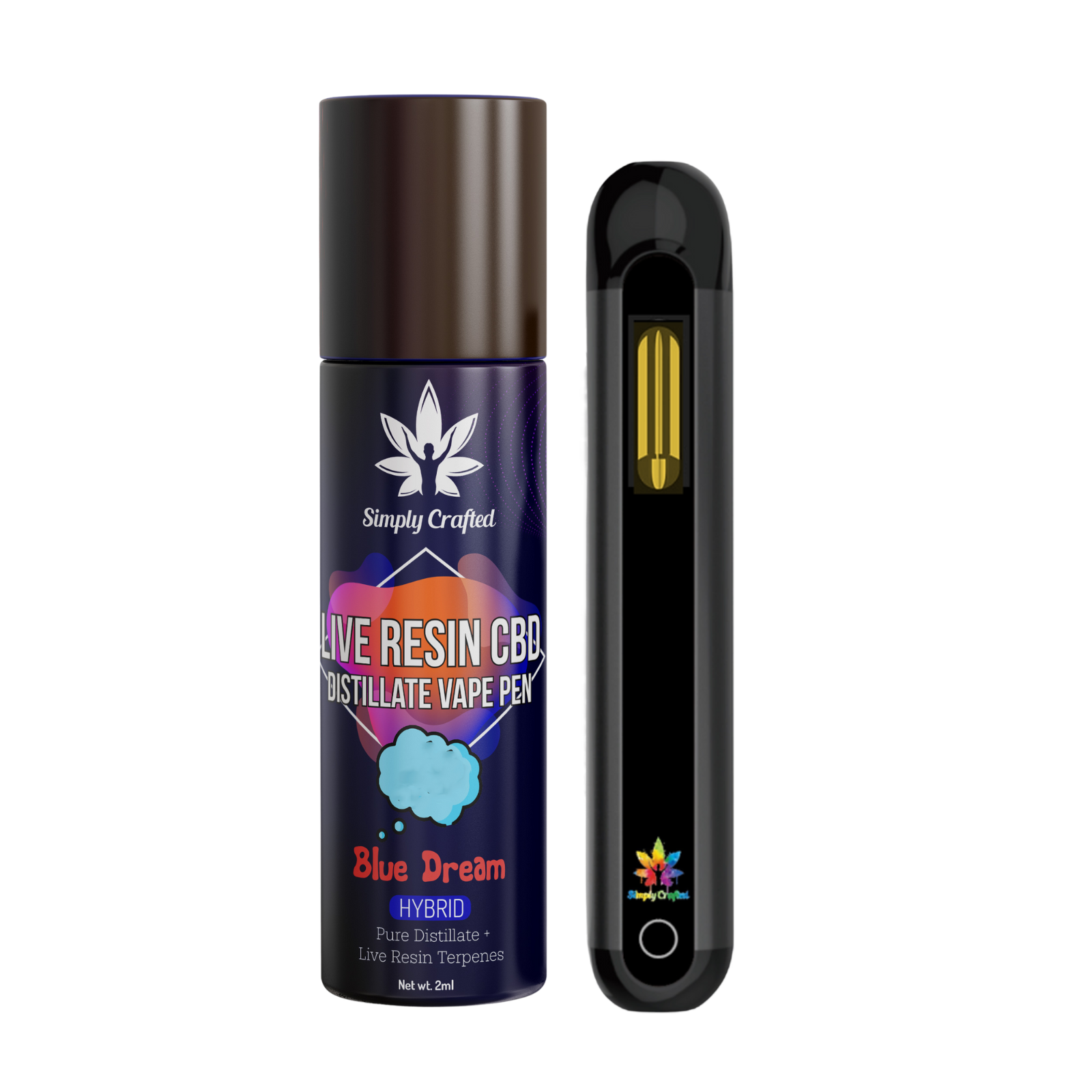 Blue Dream 2ml CBD Vape Pen | Hybrid