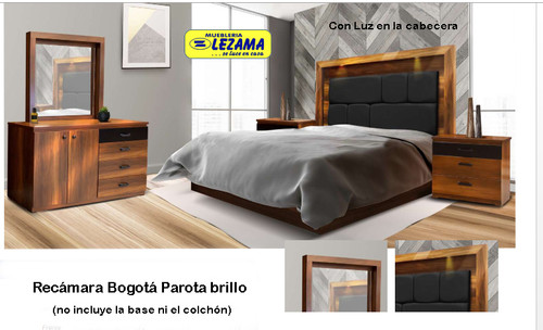 RECAMARA EMMAN BOGOTA PAROTA BRILLO | Mueblería Lezama onl