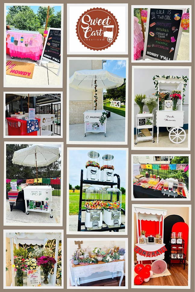 Party Rentals | Sweet Cart Creations