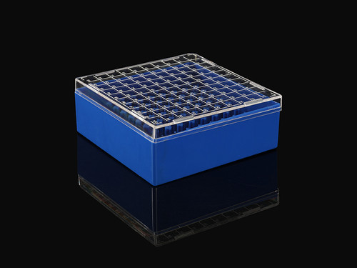 100 Well Cryo Rack (-196ºC Rated) | Luna Nanotech