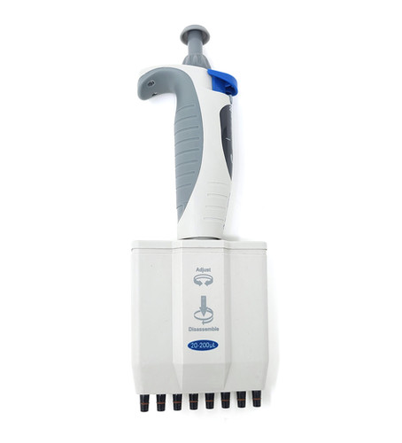 20-200 µL PuroPET Multichannel Variable Volume Micropipette, 8-Channel ...