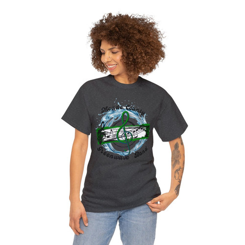 Unisex Heavy Tee Meade County Greenwave Band T-Shirt w/waves | MeadeBands
