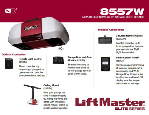Liftmaster 8557W Belt Drive Opener | website