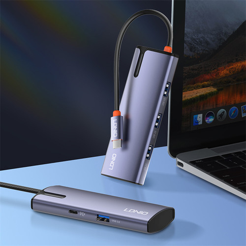 LDNIO DS-15U Usb Type c Hub 5 in 1 Usb Hub | Gadgets Nigeria