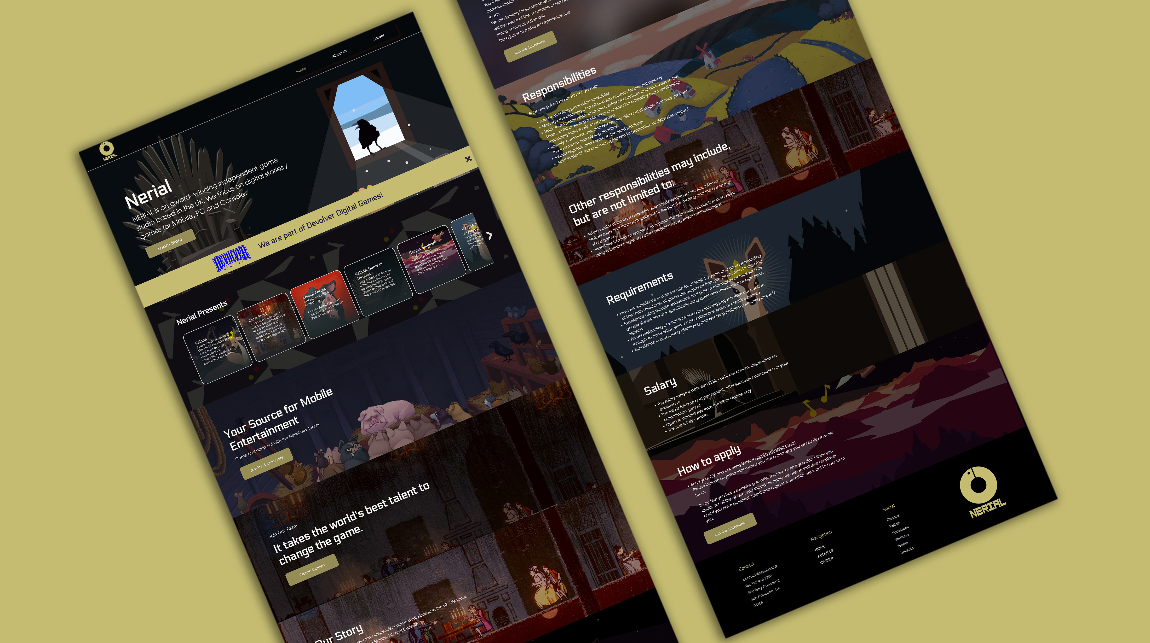 WIX WEBSITE EXAMPLES: Gaming Website Design