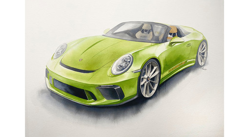 Porsche 911 (991) Speedster | Paul Howse Art