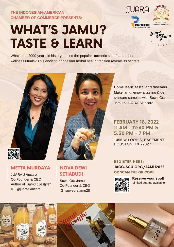 February 18th, 2022 - What's Jamu? Taste & Learn