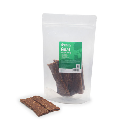 Goat Meat Strips 200g | Natures Nurtured