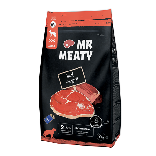 MR MEATY Beef with Goat M 9kg | Natures Nurtured