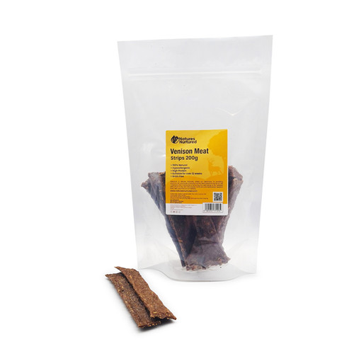 Venison Meat Strips 200g | Natures Nurtured